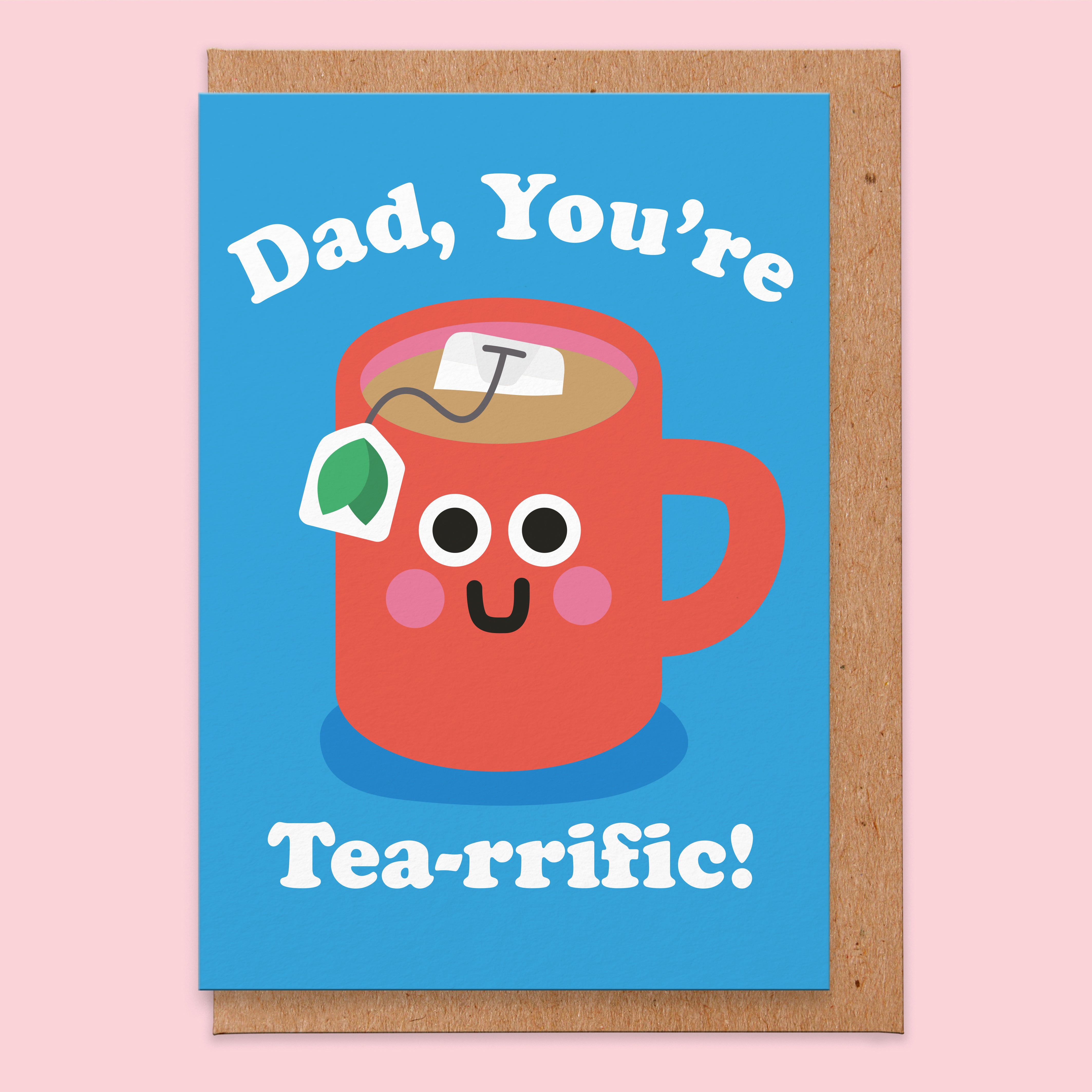 Tea-rrific Dad Father's Day Card – Studio Boketto
